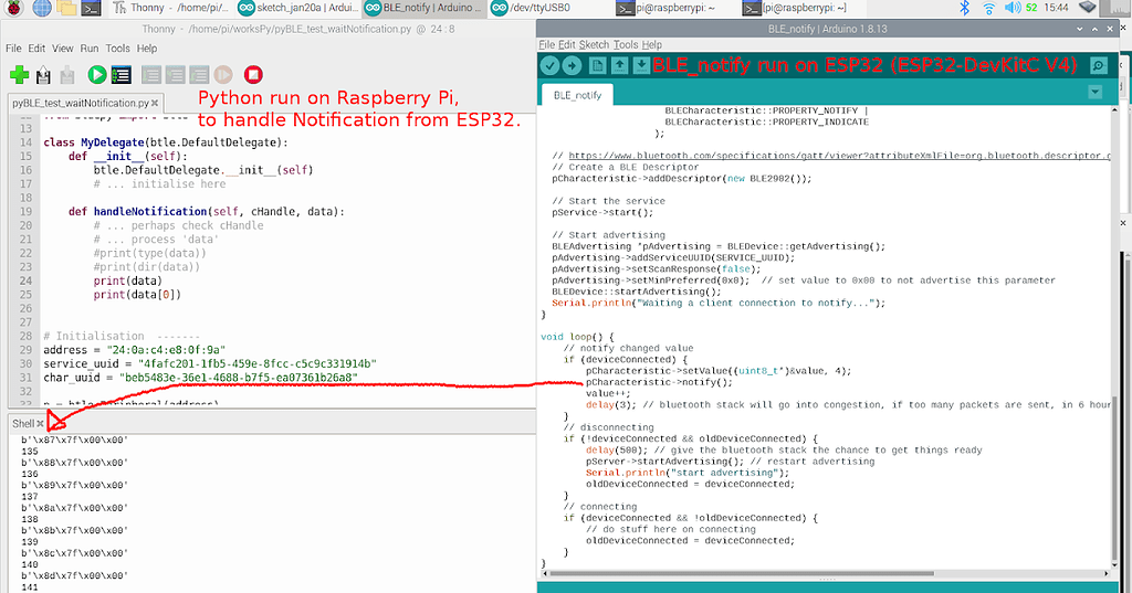 ESP32 Send Values To Rpi Via BLE Support Radical DIY Forum