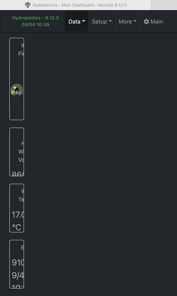 Dashboard Widget Layout Keeps Resetting - Mycodo Issue/Bug - Radical DIY Forum